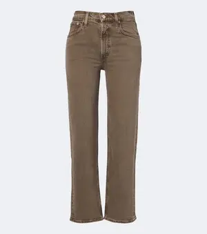 Citizens Of Humanity Palma Straight Jeans - Brown