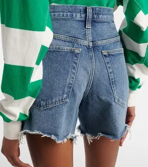 AGOLDE Nye Denim Shorts - Blue