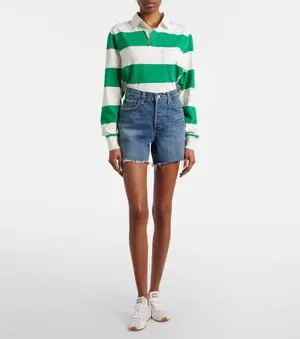 AGOLDE Nye Denim Shorts - Blue