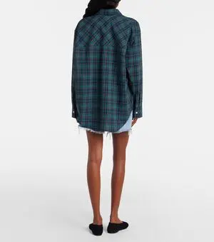 AGOLDE Nye Denim Shorts - Blue
