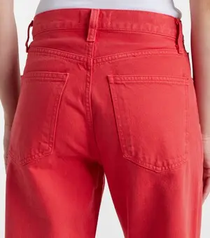 AGOLDE Arc Wide-leg Jeans - Red