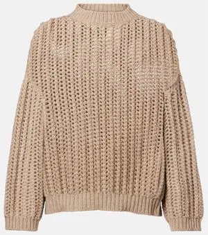 Brunello Cucinelli Cashmere High Neck Sweater - Brown
