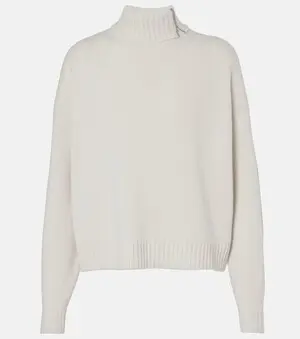 Brunello Cucinelli Cashmere Crewneck Sweater - White