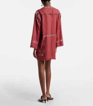 Isabel Marant Étoile Freya Embroidered Silk Tunic