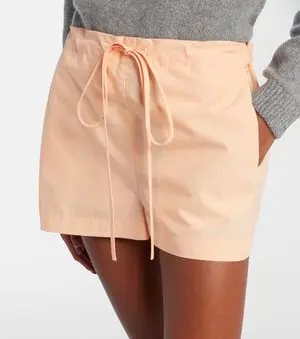 Khaite Robbie Cotton Shorts - Pink