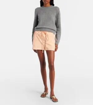 Khaite Robbie Cotton Shorts - Pink