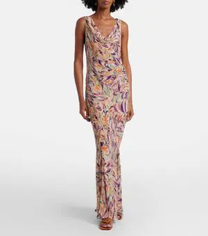 ALEXANDRA MIRO Harper Printed Maxi Dress