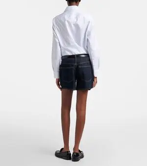 AGOLDE Leith Denim Shorts - Blue