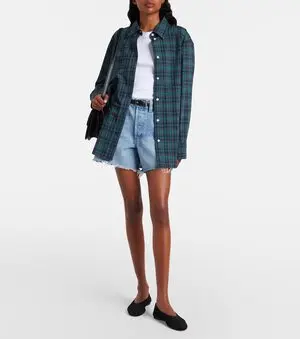 AGOLDE Nye Denim Shorts - Blue
