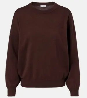 Brunello Cucinelli Cashmere Crewneck Sweater - Brown