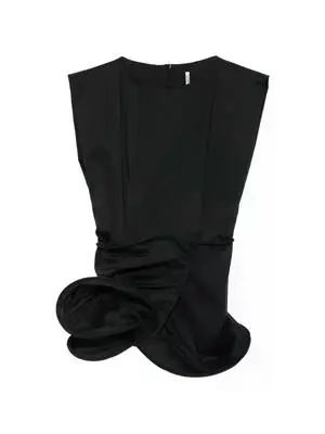 Liviana Conti Gathered Draped Blouse