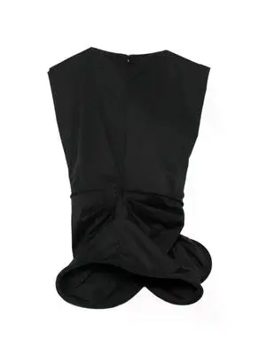 Liviana Conti Gathered Draped Blouse