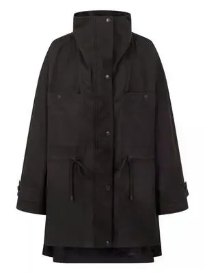 STUDIO TOMBOY Detachable Hood Coat - Black