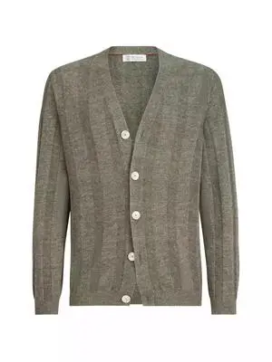 Brunello Cucinelli Ribbed Cardigans For Men