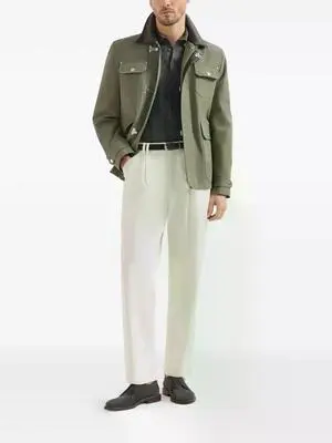 Brunello Cucinelli Cotton Knit Polo Shirt