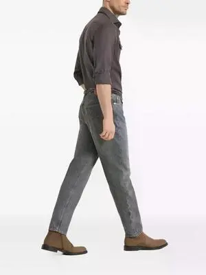 Brunello Cucinelli Iconic Fit Five-pocket Trousers - Grey