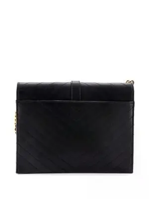 Saint Laurent Monogram Envelope Chain Bag Matelasse Chevron Leather Medium