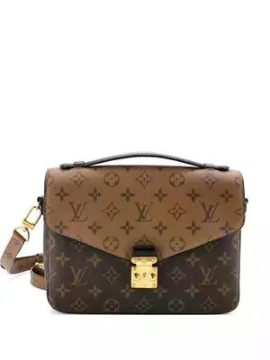 LOUIS VUITTON Pochette Metis Reverse Monogram Canvas - Brown