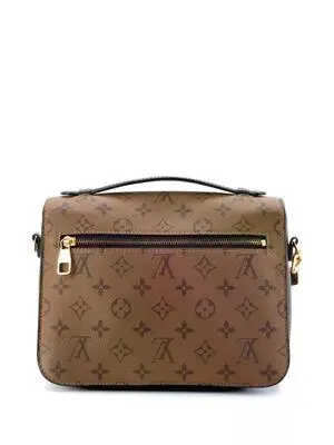 LOUIS VUITTON Pochette Metis Reverse Monogram Canvas - Brown