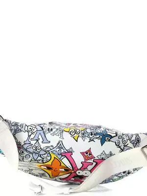 LOUIS VUITTON Multipocket Bumbag Limited Edition Monogram Comics Canvas Belt Bag - Multicolour
