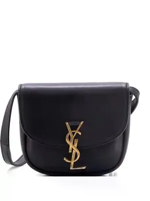 Saint Laurent Kaia Leather Mini Crossbody Bag - Black