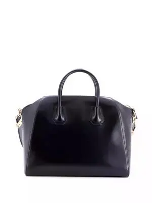 Givenchy Antigona Glazed Leather Medium Satchel - Black
