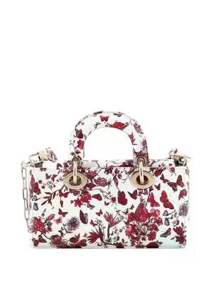 Dior Lady D-joy Printed Leather Small Satchel - Multicolour
