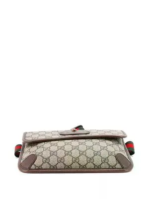 Gucci Neo Vintage Gg Coated Canvas Belt Bag - Brown