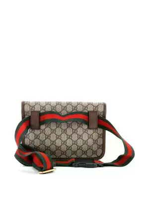 Gucci Neo Vintage Gg Coated Canvas Belt Bag - Brown