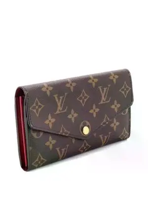 LOUIS VUITTON Sarah Wallet Nm Monogram Canvas Small Wallets