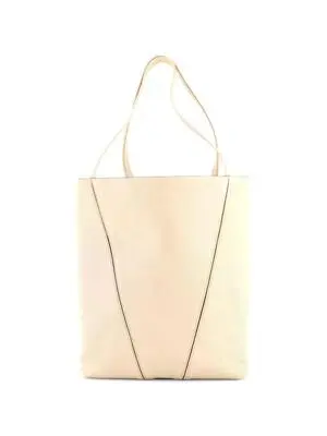 Chloé Spin Leather Medium Tote Bag - Neutrals