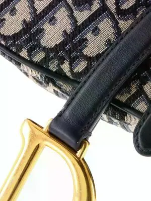 Dior Saddle Handbag Oblique Canvas Medium - Blue