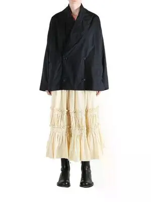 CASEY CASEY Cotton Double-breasted Coat