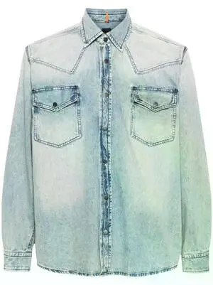 BOSS Press-stud Denim Shirt