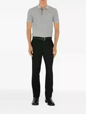 Burberry Cotton Polo Shirt - Grey