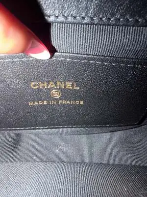 Chanel Quilted Lambskin Cc Half Moon Flap Bag