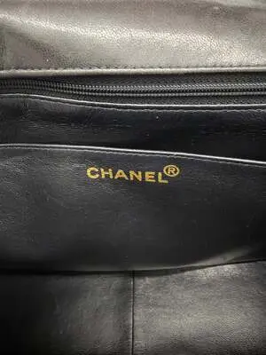 Chanel Vintage 24k Quilted Lambskin Jumbo Xl Maxi Flap Bag