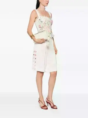 Sandro Floral Jacquard Bermuda Shorts