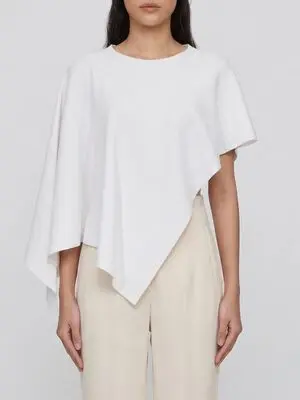 Liviana Conti Asymmetric Viscose Blend Top