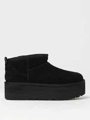 UGG UGG Classic Ultra Mini Platform Suede Boots Black
