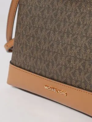 Michael Kors Monogram Crossbody Bag - Brown