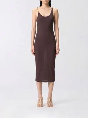 Pinko Midi Dress In Stretch Cotton