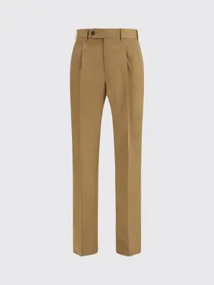 PT TORINO Tailored Gabardine Trousers - Brown
