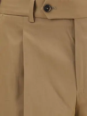 PT TORINO Tailored Gabardine Trousers - Brown