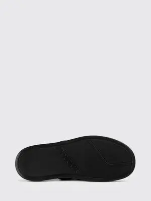 DOUCAL'S Grained Leather Sandals - Black