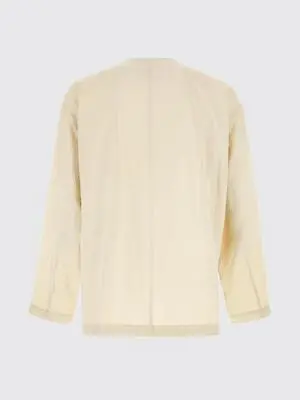 LEMAIRE Minimal Silk Blend Shirt - Milk