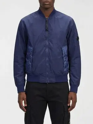 C.P. COMPANY Nylon Bomber Jacket - Blue