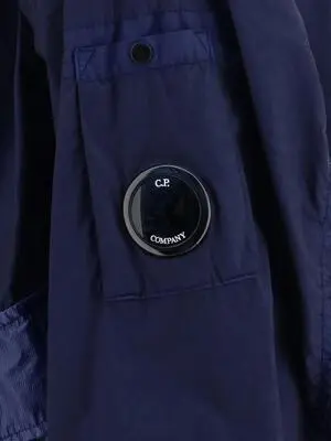 C.P. COMPANY Nylon Bomber Jacket - Blue