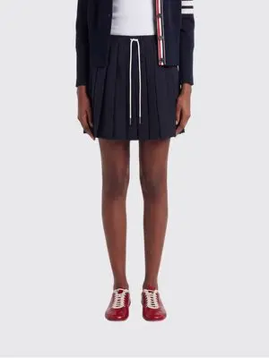 Thom Browne Pleated Mini Skirt - Blue
