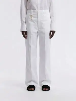 Carven Cotton Palazzo Trousers
